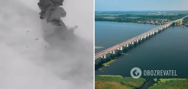 Propagandists said they destroyed the Antonovsky bridge: Video ...