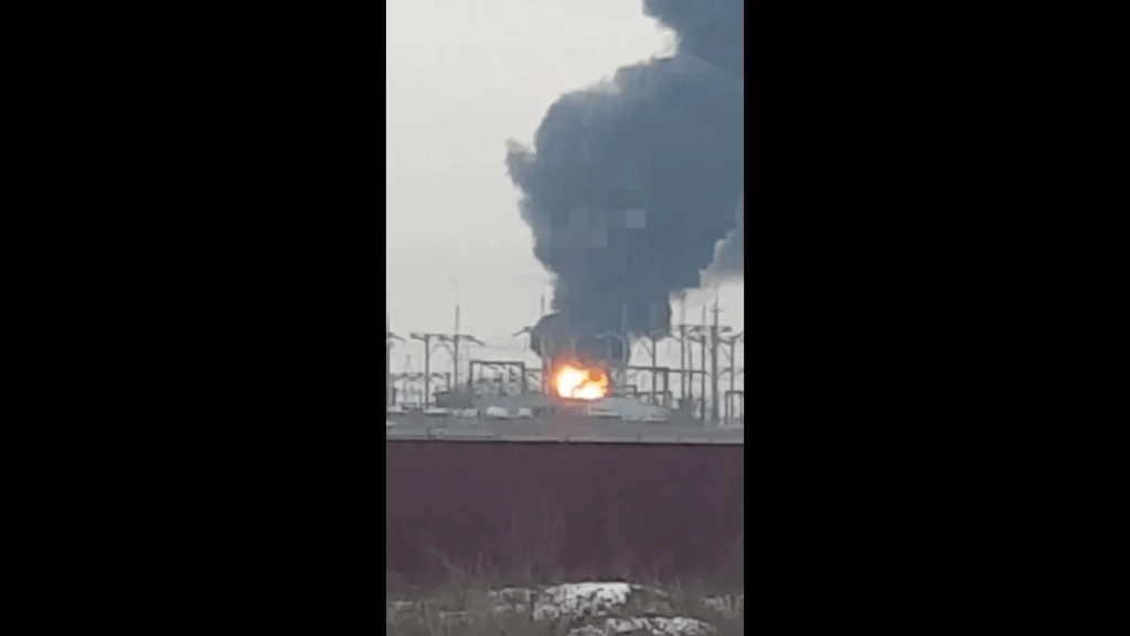 A substation near Odessa is on fire: the city is de-energized (photo ...