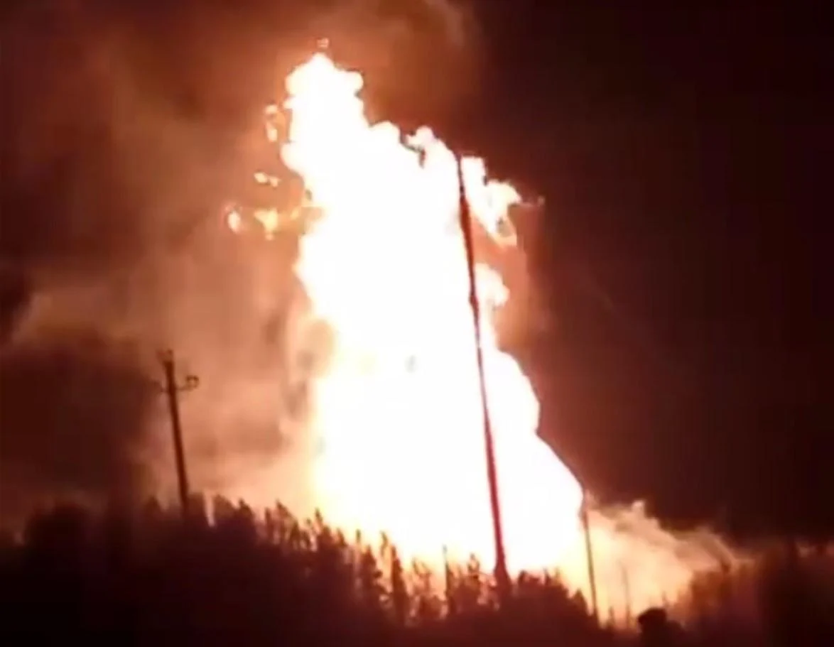 An explosion on a gas pipeline again thundered in Russia: a column of ...