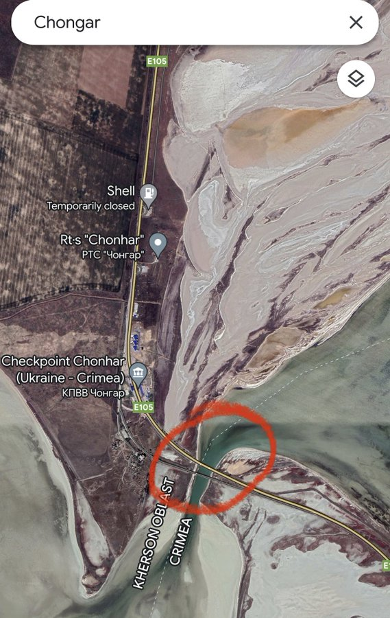 The Chongar bridge exists no more. – Ukraine Today .org