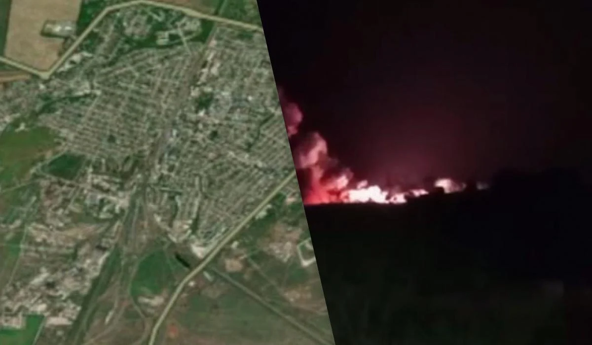 Attack on Dzhankoy: the satellite “caught” six flames (photo) – Ukraine ...