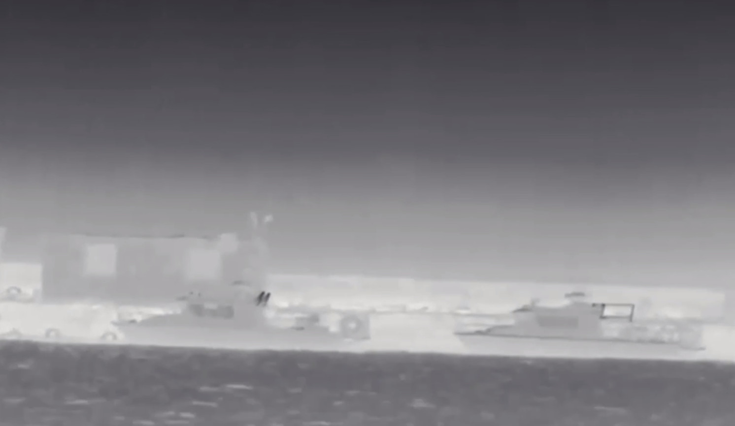Five boats and two ferries damaged in night attack on Crimea: Video ...