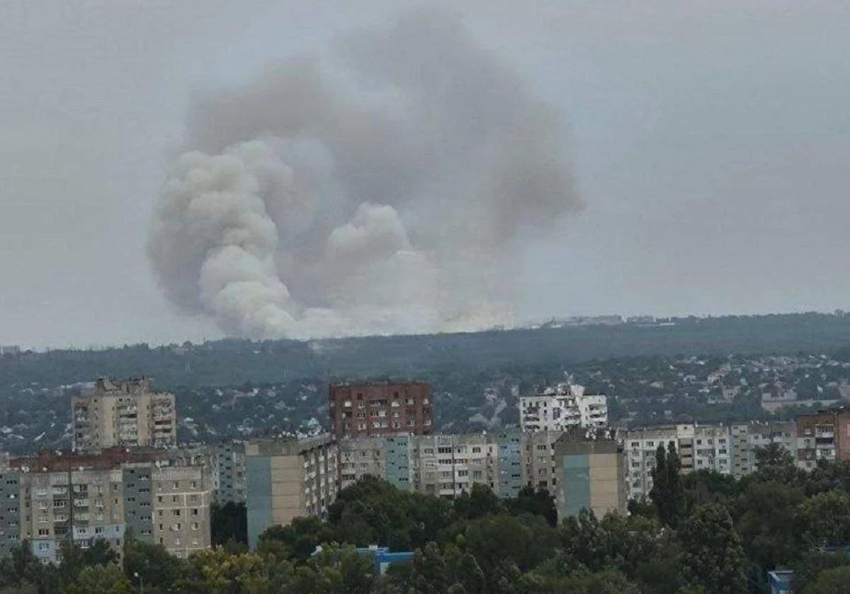 A major “bavovna” occurred in occupied Lugansk (video) – Ukraine Today .org