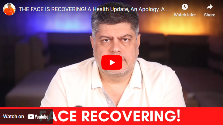 THE FACE IS RECOVERING! A Health Update, An Apology, A Brief News ...