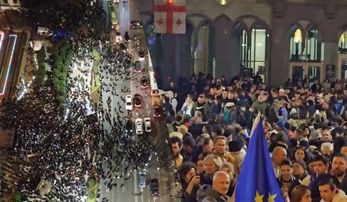 Large-scale protests begin in Tbilisi after scandalous elections (video ...