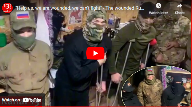 “Help us, we are wounded, we can’t fight” – The wounded Russians who ...