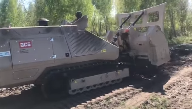Remote-Controlled GCS-200 Robots Accelerate Mine Clearance in the East ...