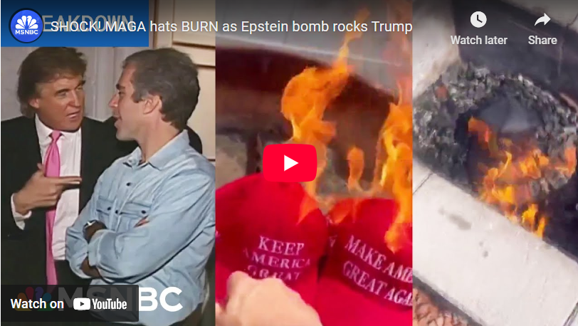 SHOCK! MAGA hats BURN as Epstein bomb rocks Trump – Ukraine Today .org