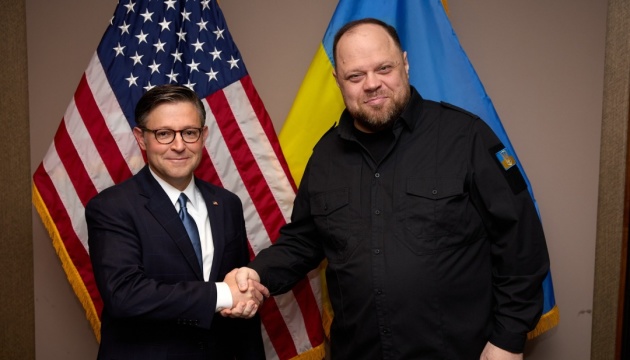 Stefanchuk meets with U.S. House Speaker Johnson in Ottawa – Ukraine ...