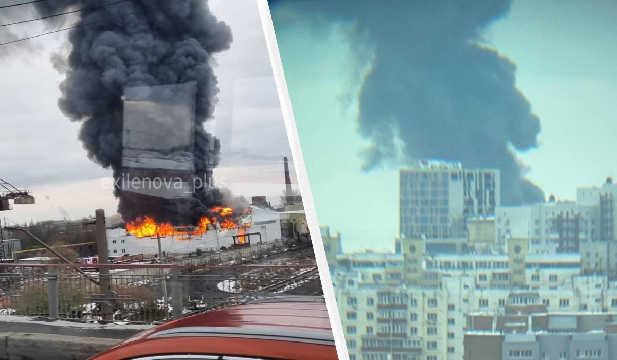 BREAKING NEWS: A fire rages at a military electronics factory in Russia ...